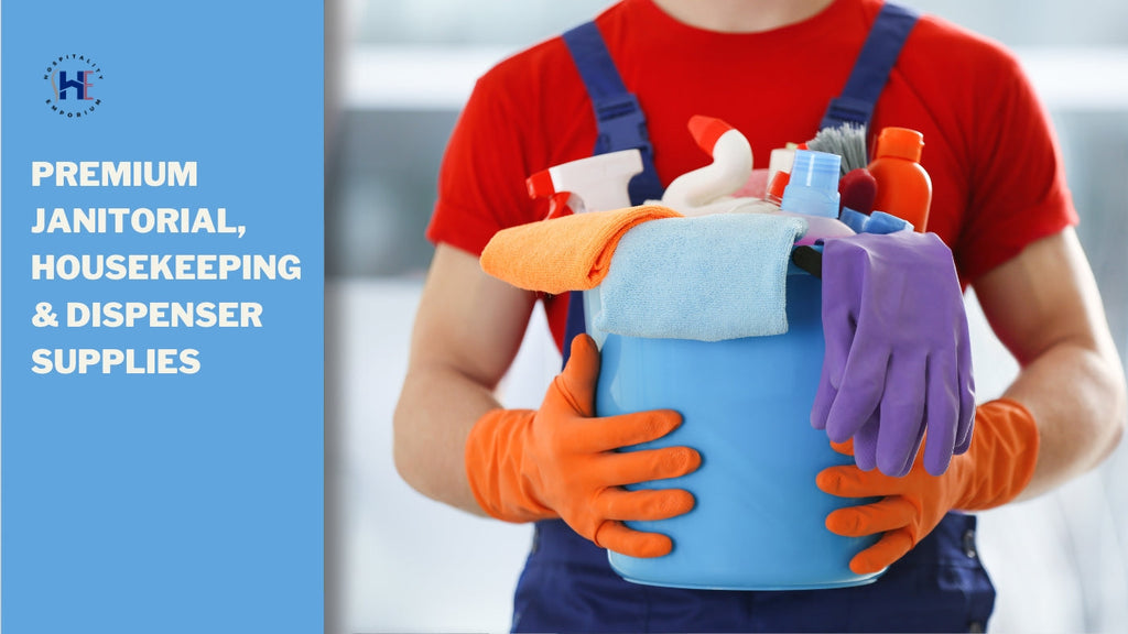Premium Janitorial, Housekeeping & Dispenser Supplies – HospitalityEmporium
