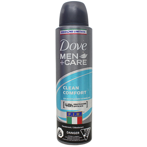 DOVE Spray 150ml Men + Care Clean Comfort 6/Pack – HospitalityEmporium