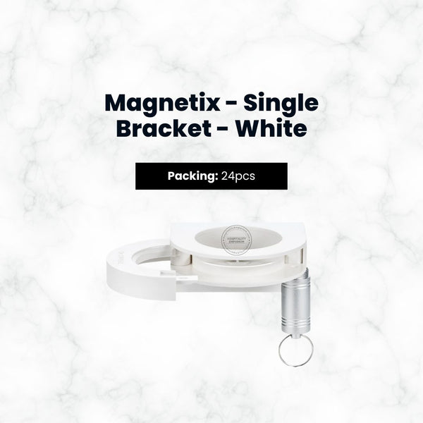 Dispensing Systems, Magnetix - Single Bracket - White – HospitalityEmporium