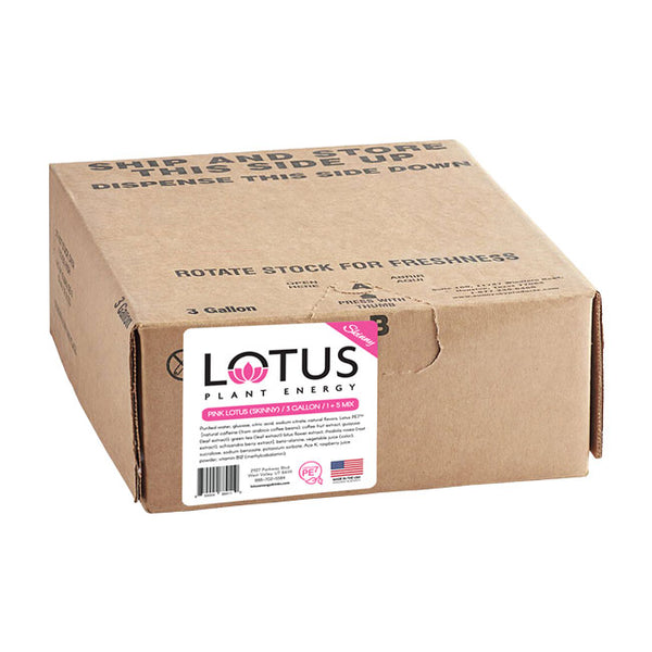 Lotus Zero Sugar Pink Plant Power Concentrate Bag-in-Box 3 gal ...