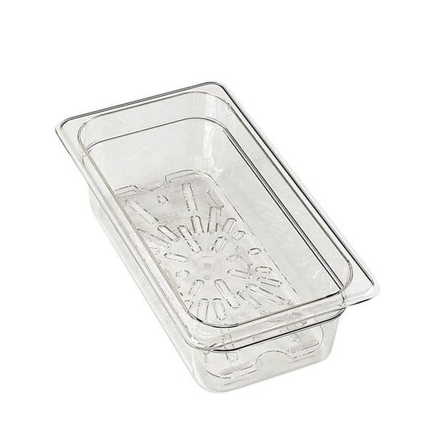Food Pan Drain Shelf Third Size Clear each – HospitalityEmporium