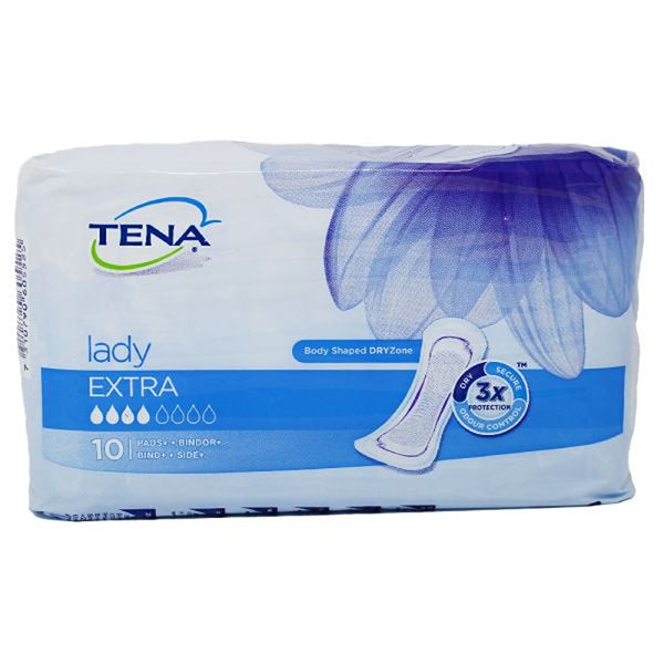 TENA Lady Pads 10CT Extra 6/Pack – HospitalityEmporium